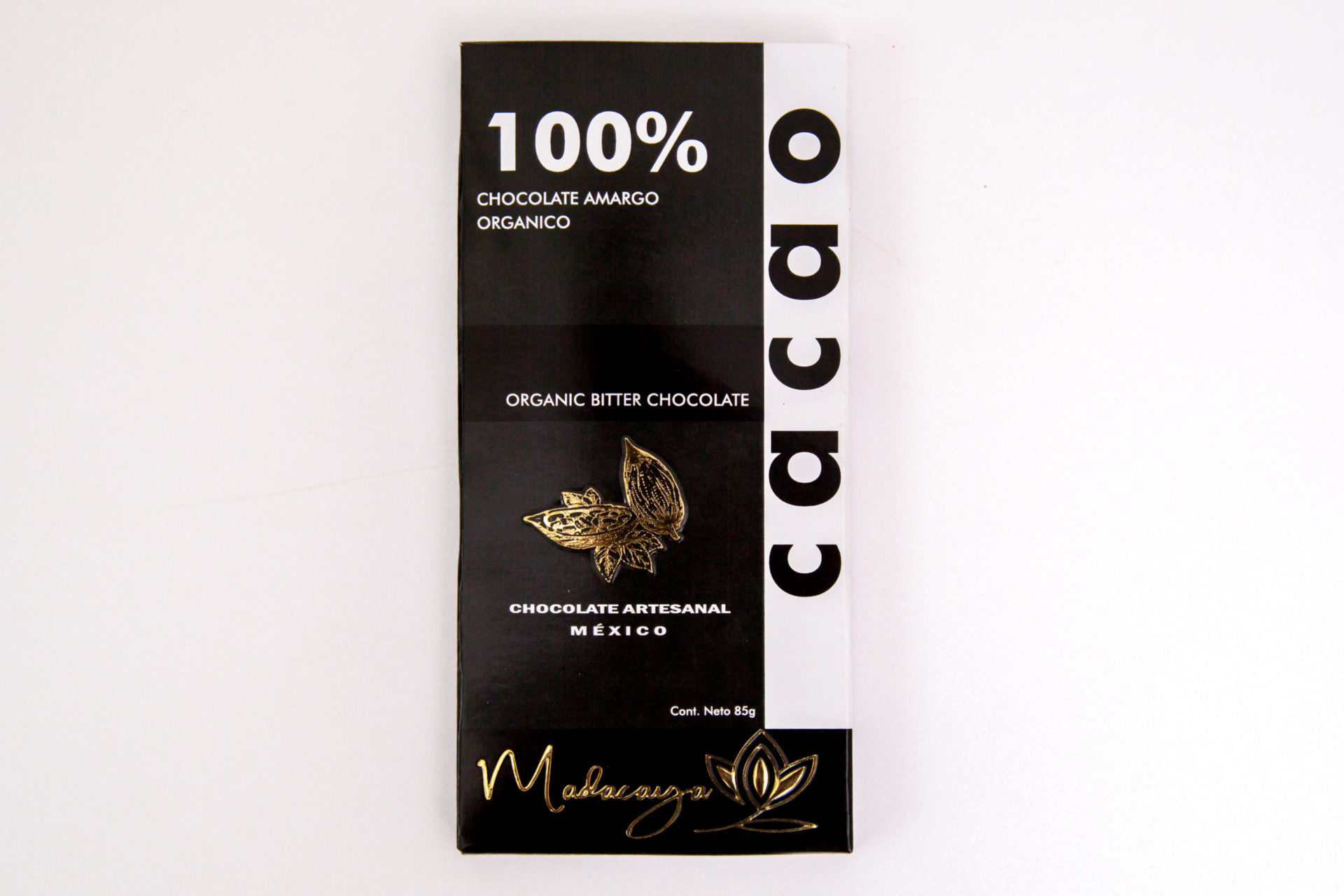 Chocolate Oscuro 100% Cacao – Madacaya